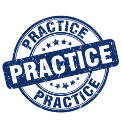 Practice stamp Royalty Free Vector Image - VectorStock