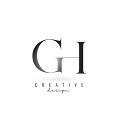 Gs g s letter design logo logotype concept Vector Image