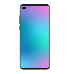 Frameless no frame realistic imagined smartphone Vector Image