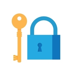 Padlock closed Royalty Free Vector Image - VectorStock
