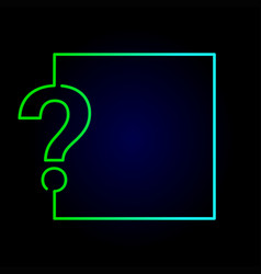 Colorful quiz with options background template Vector Image