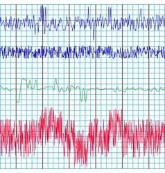 Screen recording polygraph Royalty Free Vector Image