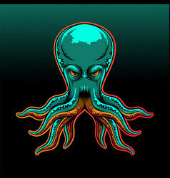 Betta fish mascot logo design Royalty Free Vector Image