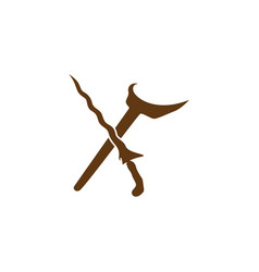 The kris or keris with its elaborately carved Vector Image