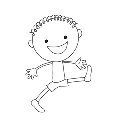 Boy curve 2 Royalty Free Vector Image - VectorStock