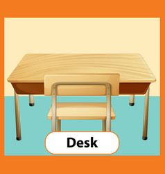 Educational english word card book Royalty Free Vector Image