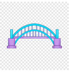 Sydney harbour bridge icon cartoon style Vector Image