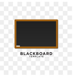 Blackboard graphic design template Royalty Free Vector Image