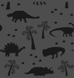 Seamless pattern with colored kids drawings Vector Image