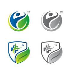 Health life nutrition letter g Royalty Free Vector Image