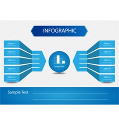 Infographics chart set charts result graphs icons Vector Image