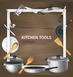 Kitchen Equipment Background Royalty Free Vector Image