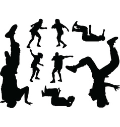 Fortnite concept dance icon Royalty Free Vector Image