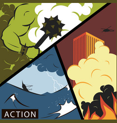 Action Royalty Free Vector Image - VectorStock