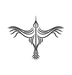 Abstract bird Royalty Free Vector Image - VectorStock