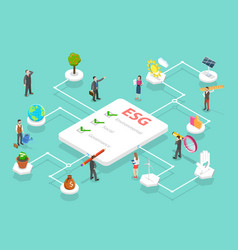 Electric power isometric icons energy generator Vector Image