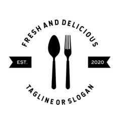 Cooking and restaurant logo design Royalty Free Vector Image