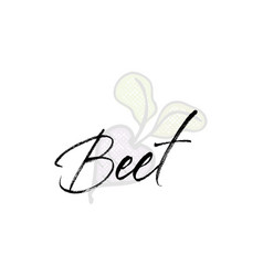 Engraving beet Royalty Free Vector Image - VectorStock