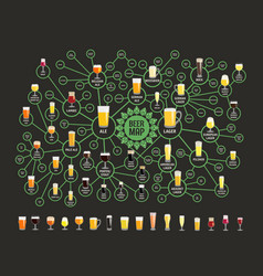 Detailed map of the germany Royalty Free Vector Image