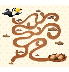 Dinosaur path board game Royalty Free Vector Image