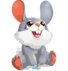 Little rabbit on a white background Royalty Free Vector