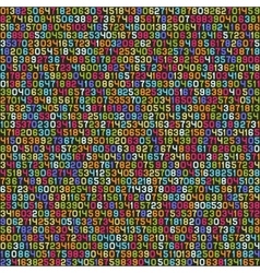 Streaming binary code background coding or hacker Vector Image