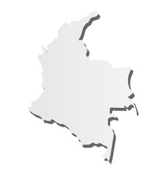 World map in grey color on white background high Vector Image