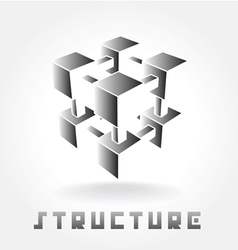 Structure logo Royalty Free Vector Image - VectorStock