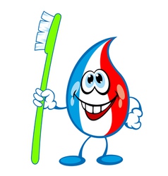 Toothpaste graphic design element isolated Vector Image