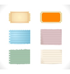 Note paper Royalty Free Vector Image - VectorStock