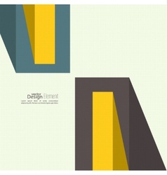 Retro geometric background with birds Royalty Free Vector