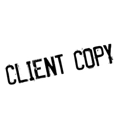 Client Copy rubber stamp Royalty Free Vector Image