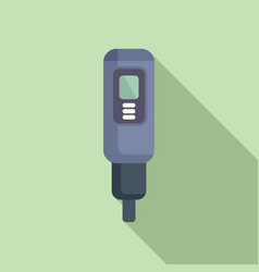 Ph meter probe icon outline soil test kit Vector Image