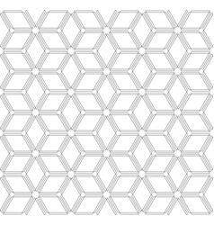 Seamless geometric pattern abstract bold lines Vector Image