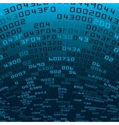 Binary code internet security concept Royalty Free Vector