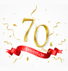 5 year ribbon anniversary Royalty Free Vector Image