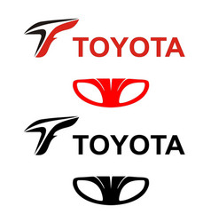 Toyota logo Royalty Free Vector Image - VectorStock