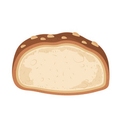 Bread and fruits Royalty Free Vector Image - VectorStock