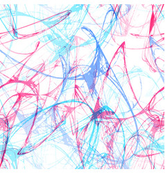 Abstract ink lines seamless pattern Royalty Free Vector