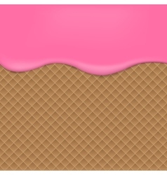 Pink Wafer background Royalty Free Vector Image