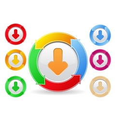 Circular arrows Royalty Free Vector Image - VectorStock