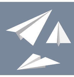 Paper plane flying Royalty Free Vector Image - VectorStock