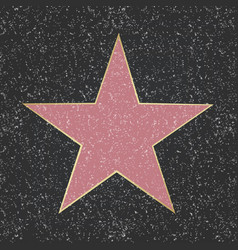 Fame star Royalty Free Vector Image - VectorStock
