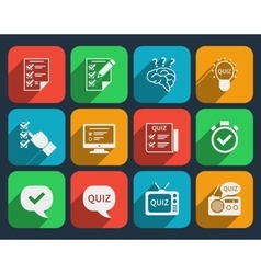 Quiz game background Royalty Free Vector Image