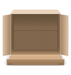 Open Carton Box Royalty Free Vector Image - VectorStock