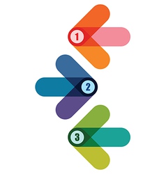 Abstract number line background Royalty Free Vector Image