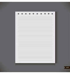 Note pad with pencil Royalty Free Vector Image