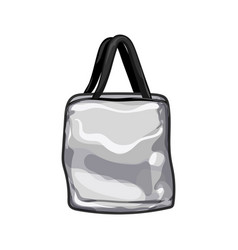 Zipper waist bag cartoon Royalty Free Vector Image