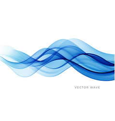 Abstract color wave design element curve flow Vector Image
