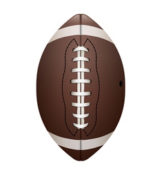 Front view american football isolated Royalty Free Vector